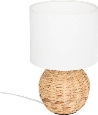 Atmosphera Atmosphera - Lampe &agrave; poser boule sand jacinthe beige h37cm