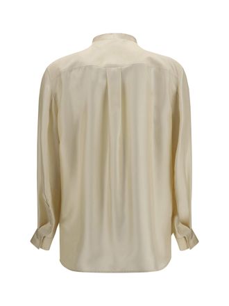 Bottega Veneta Silk Twill Shirt - Beige