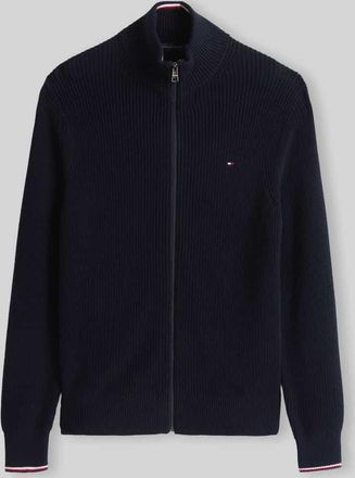 Tommy Hilfiger Regular Fit Strickjacke aus reiner Baumwolle