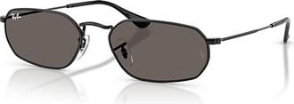 Ray-Ban Rb3947 Sonnenbrillen Schwarz Fassung Grau Glas 57-18