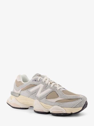 New Balance Mens Mesh And Suede 9060 Sneakers Grey Nylon-Suede Trainers Nylon/suede