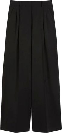 Max Mara Femme, Pantalons, Noir, Taille: 46 FR Wkdasta Pantalons