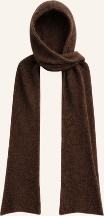 Americandreams Americandreams Hooded Alpaca Scarf Penn braun
