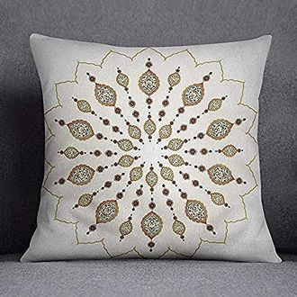 Bonamaison Le Jardin du Lin Kissenhüllen, Cotton, Mehrfarbig, 45x45