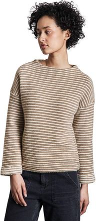 Street One Damen Gestreifter Cosy Pullover