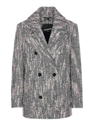 Patrizia Pepe Manteau Court - Gris