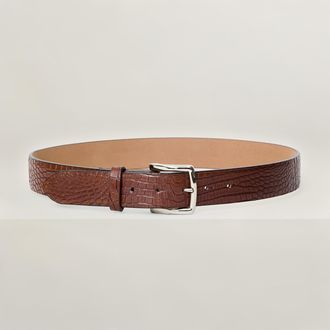 Reptiles House Altea - Amerikanischer Krokodilgürtel - Mahagoni