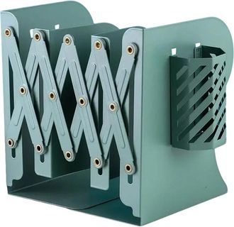 Generic Kleines Regal f&uuml;r B&uuml;ro - ausziehbares B&uuml;ro-B&uuml;cherregal, Organizer aus Metall | Verstellbares Lernregal, platzsparendes Design f&uuml;r zu Hause