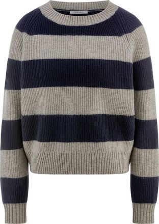 Peter Hahn Rundhals-Pullover Peter Hahn grau