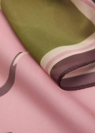 Mango Halstuch mit Blumenmuster rosa - Damen - Einheitsgr&ouml;&szlig;e - MANGO