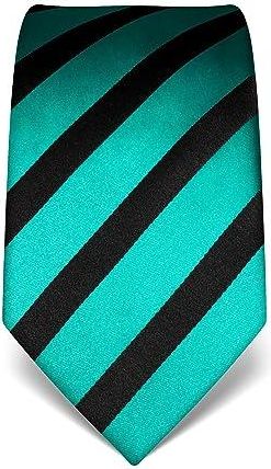 Vincenzo Boretti Cravate homme, pure soie, haute densit&eacute; de tissage, anti-t&acirc;ches, anti-salissures, hydrofuge, longue, accessoire &eacute;l&eacute;gant pour la chemise et costume - &agrave;