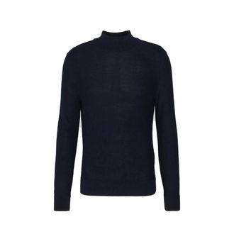 HUGO BOSS Avac M Rollkragenpullover - - Knitwear - Herren - Blau - S
