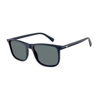Emporio Armani Lunettes de soleil carr&eacute;es - Homme - Accessoires - Bleu - Taille: 54 MM