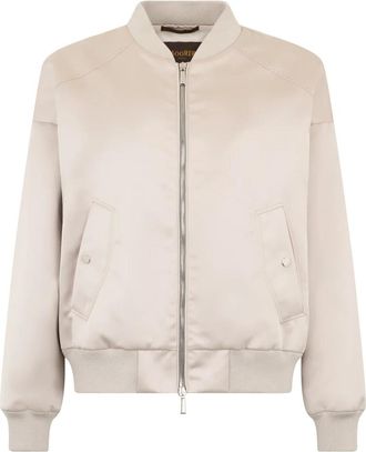 Moorer Femme, Vestes, Beige, Taille: 42 FR Tamara Bomber Jacket