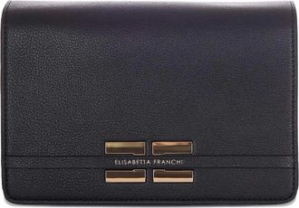 Elisabetta Franchi Femme, Sacs, Noir, Taille: ONE Size Sac bandouli&egrave;re