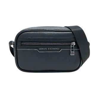 A|X Armani Exchange Homme, Sacs, Noir, Taille: ONE Size Sac à Bandoulière Contemporain avec Fermeture Éclair