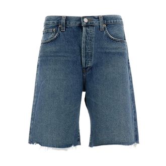 A Gold E Homme, Shorts, Bleu, Taille: W34 Denim Shorts