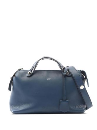 Fendi sac cabas &agrave; d&eacute;tail de logo (ann&eacute;es 2000) - Bleu