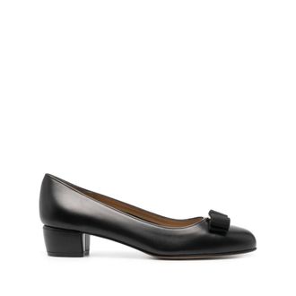 Ferragamo Schwarze Abs&auml;tze Elegante Damenschuhe - - Shoes - Damen - Schwarzk - 40 EU