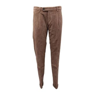 Michael Coal Samthose Slim Fit Cordhose Stil - - Trousers - Herren - Braun - W31