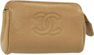 Chanel Pochette Pre-owned - Femme - Pre-owned - Beige - Taille: ONE Size