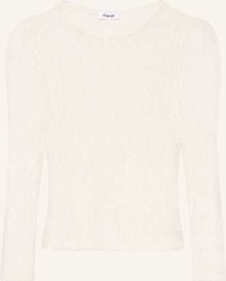 Co'Couture Cocouture Longsleeve Barnacc Aus Spitze weiss