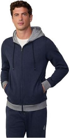 Hackett Hackett Heritage HB Jacq Full Zip Sweatshirt L, Bleu minuit, L