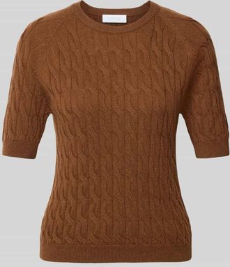 Rich & Royal Slim Fit Pullover aus Woll-Mix mit Kaschmir-Anteil
