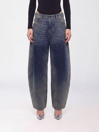 Diesel Jean baggy 1987 D-Khelz taille moyenne en denim de coton et chanvre