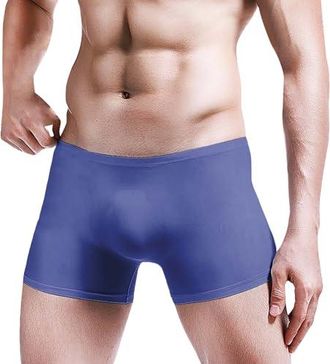 Generic Offres de la nuit de Guy Fawkes Boxer d&eacute;t&eacute; en soie glac&eacute;e pour hommes, poin&ccedil;on 3D, Sexy, Transparent, pour jeunes, Ultra, respirant Sous-v&ecirc;tements Pou