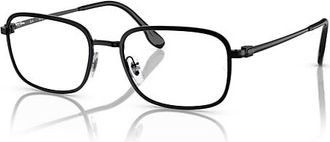 Ray-Ban Rb6495 Optics Schwarz Fassung Klar Glas Polarisiert 54-19