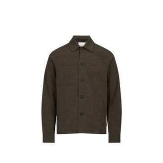 Les Deux Chemise droite boutonn&eacute;e unie