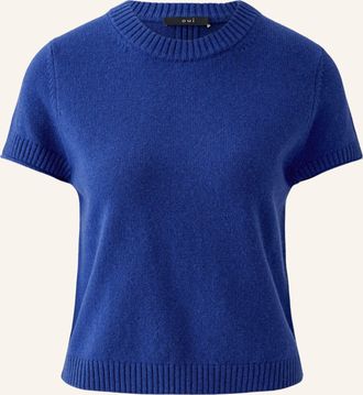 Oui Pullover blau