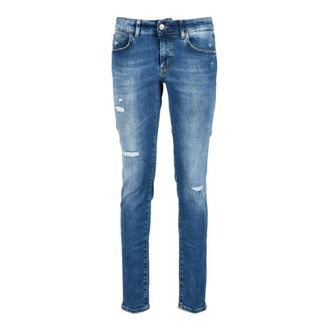 Dondup Femme, Jeans, Bleu, Taille: W29 Jean Gaia à fermeture éclair