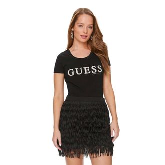 Guess Damen, Oberteile, Schwarzk, SGr&ouml;&szlig;e