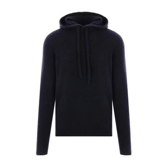 Roberto Collina Homme, Sweatshirts et sweats à capuche, Bleu, Taille: L SweaT-shirt à capuche