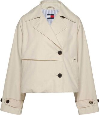 Tommy Jeans Damen Cropped-Tenchcoat