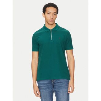 U.S.Polo Association Poloshirt MUP3335 Grün Regular Fit