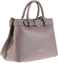 Pierre Cardin Sac &agrave; main pour femme en cuir v&eacute;ritable Made in Italy 37 x 25 x 12 cm 55102, taupe, Taille unique