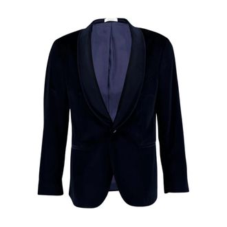 Boglioli Elegante Baumwolljacke in Blau - - Jackets - Herren - Blau - L