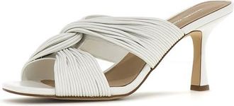 Michael Kors Femme Alessia Heeled Shoes, Blanc (Optic White), 36.5 EU