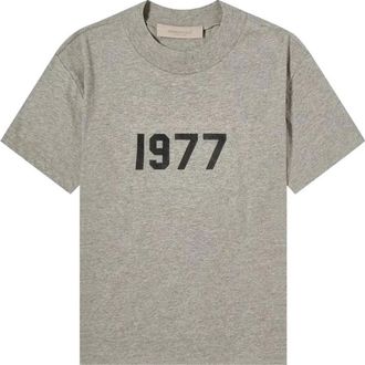 Fear of God Homme, Tops, Gris, Taille: XS T-shirt 1977 Avoine Clair
