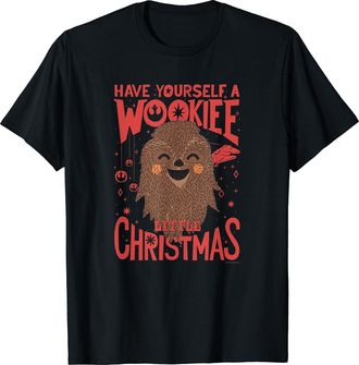 Star Wars Weihnachten Star Wars Wookie Christmas T-Shirt