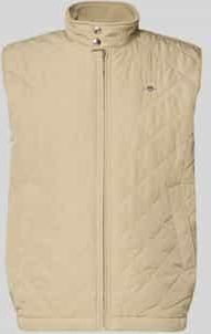 GANT Regular Fit Weste mit Stehkragen in Stepp-Optik