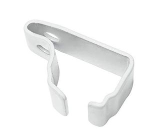 Gardinia Deckenträger für U-Laufschiene, 4 Stück, Inkl. Befestigungsmaterial, Metall, Weiß