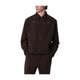Needles Homme, Vestes, Brun, Taille: S Piping Cowboy Jacket