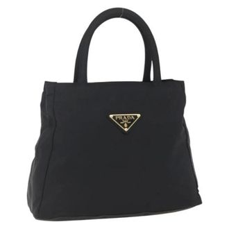 Prada Sac &agrave; main en nylon Pre-owned - Femme - Pre-owned - Noir - Taille: ONE Size