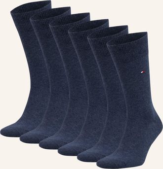 Tommy Hilfiger 6er-Pack Str&uuml;mpfe blau