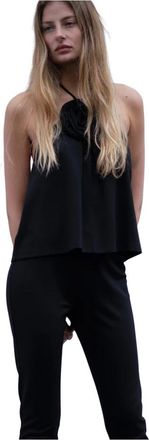 Designers Remix Collection Femme, Tops, Noir, Taille: 38 FR Rosie Halter Top