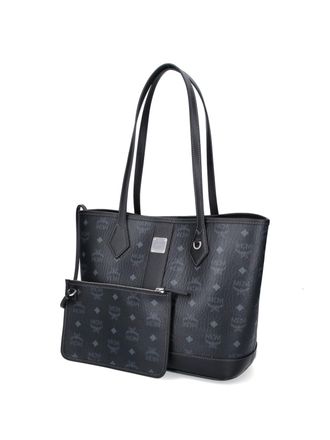 MCM Womens Bags Black Polyurethane